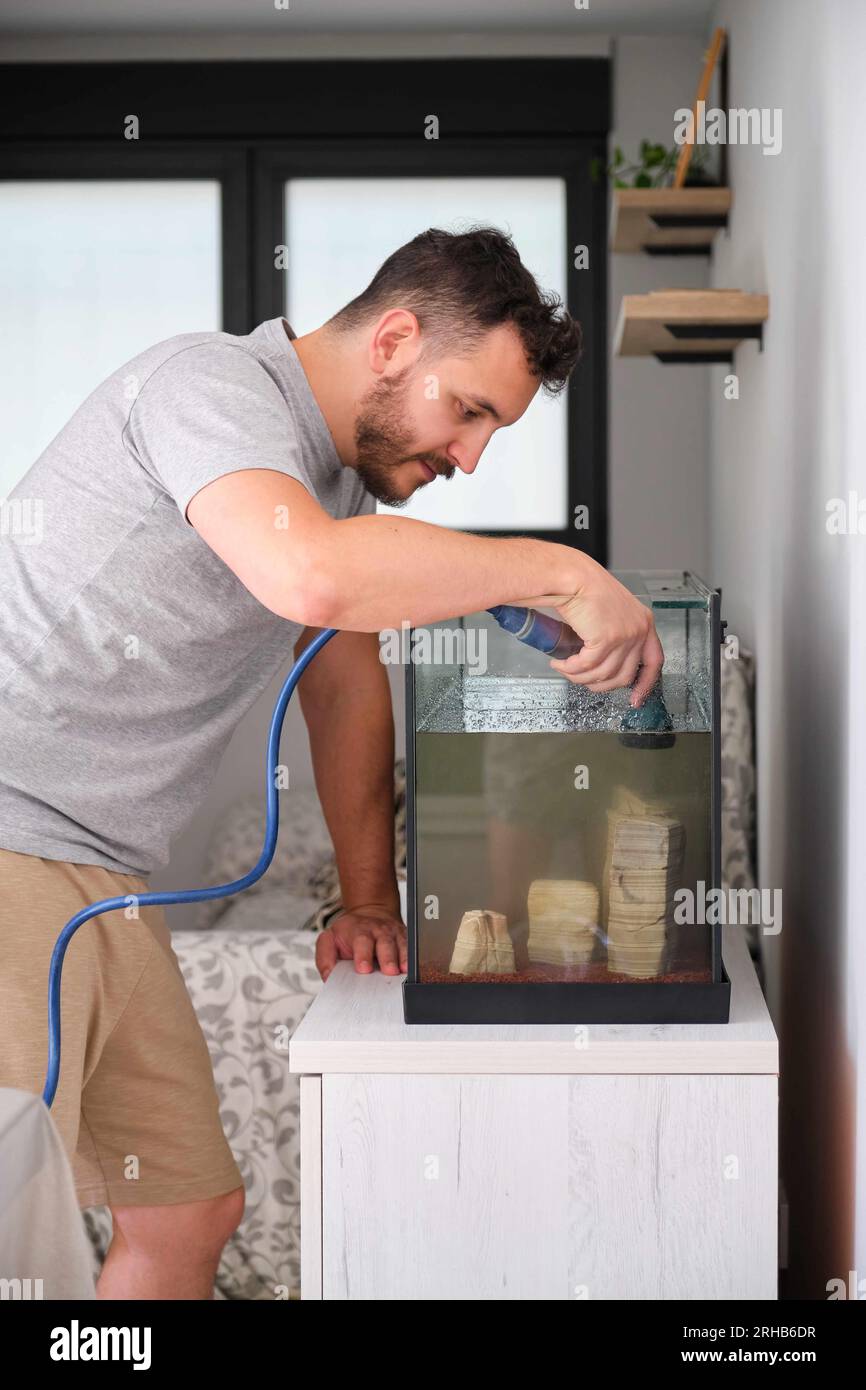 Add fish to aquarium hi-res stock photography and images - Alamy