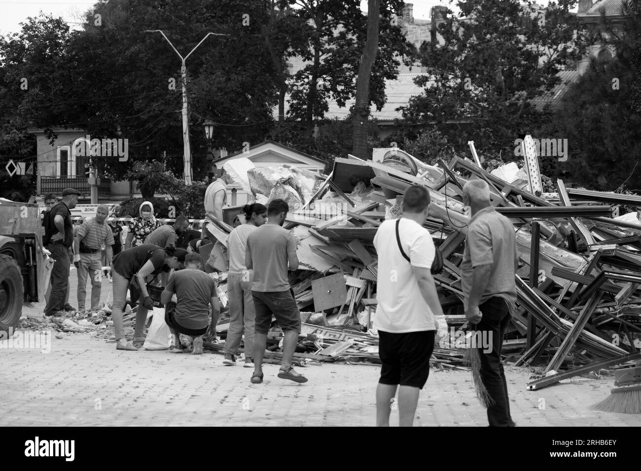 ODESSA UKRAINE-July 23, 2023: The building of Orthodox Church in Odessa ...