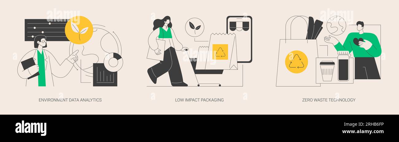 Reuse Reduce Recycling Abstract Concept Vector Illustrations Stock Vector Image And Art Alamy