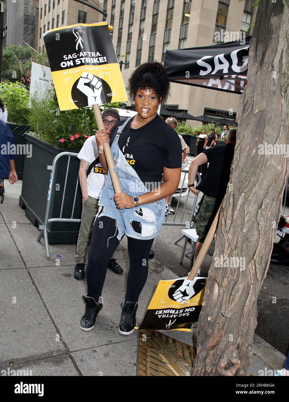 New York City, USA. 15th Aug, 2023. Peppermint attending the SAG-AFTRA ...