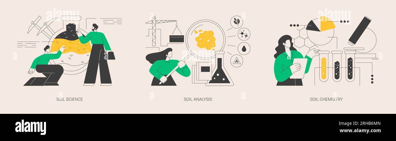 Natural resource study abstract concept vector illustrations Stock ...