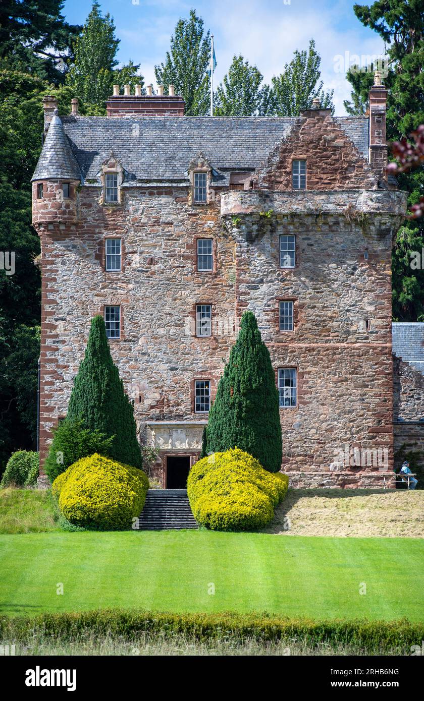 Castle Leod, the seat of Clan Mackenzie, near the village of ...
