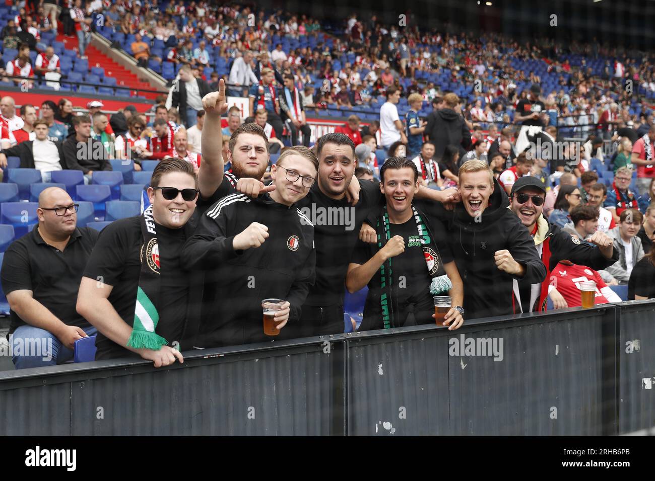 ROTTERDAM - Feyenoord fans during the Dutch premier league match ...