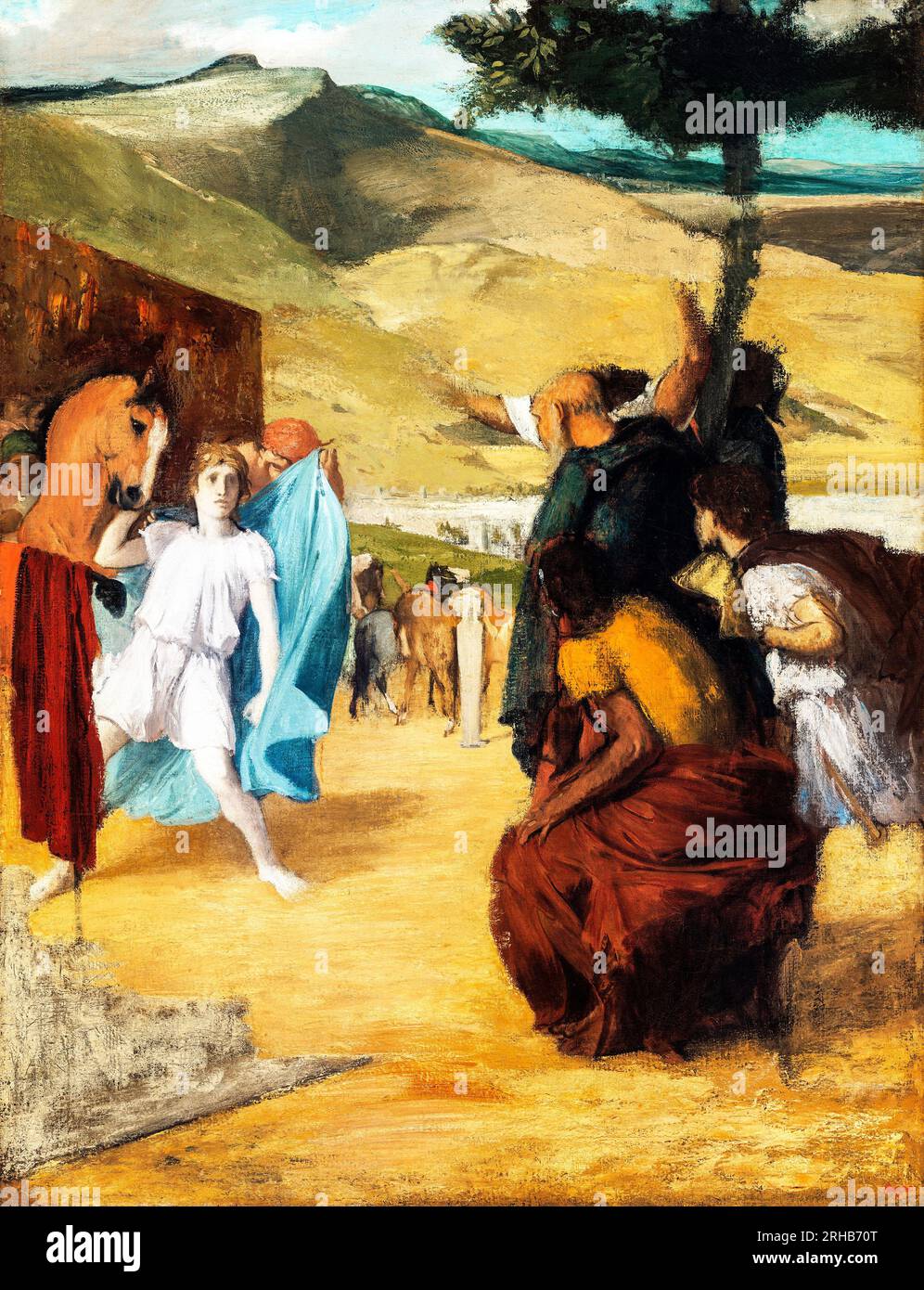 Alexander and Bucephalus painting in high resolution by Edgar Degas ...