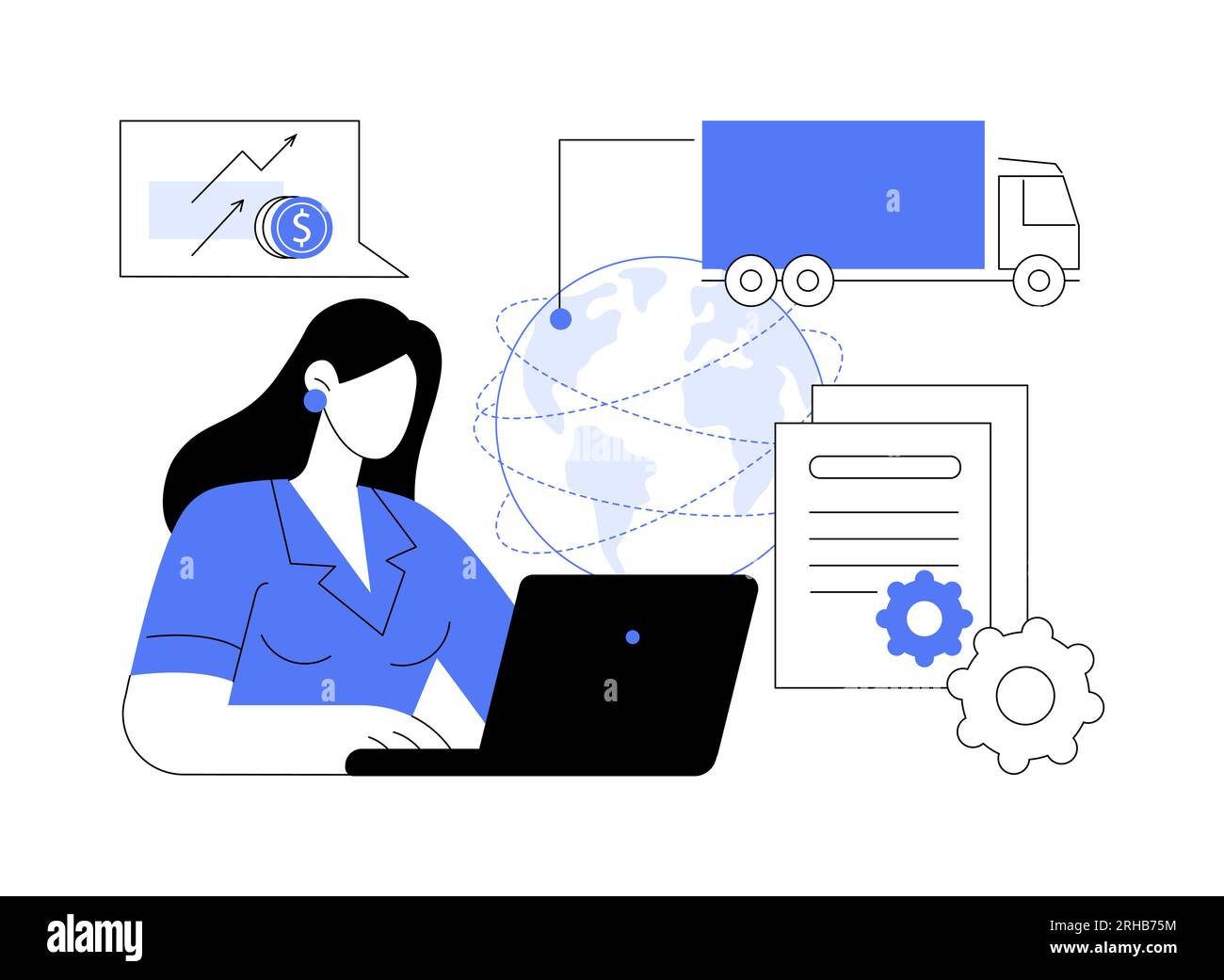 Customs Broker Abstract Concept Vector Illustration Stock Vector Image And Art Alamy