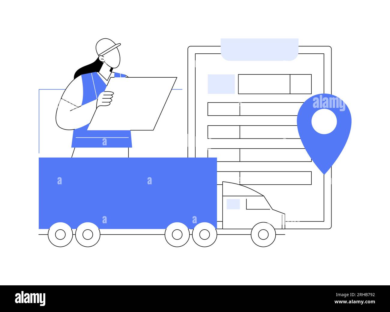 Customs registration abstract concept vector illustration Stock Vector ...