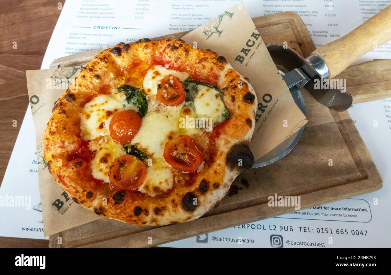 Small Pizza Margarita at Bacaro Mediterranean Bar and Restaurant on ...