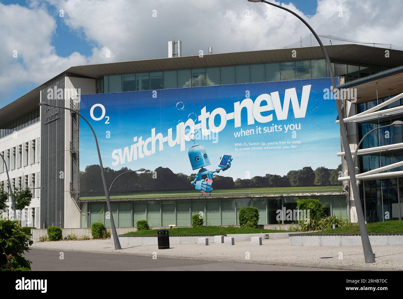 Slough, Berkshire, UK. The Virgin Media O2 offices on the A4 Bath Road ...