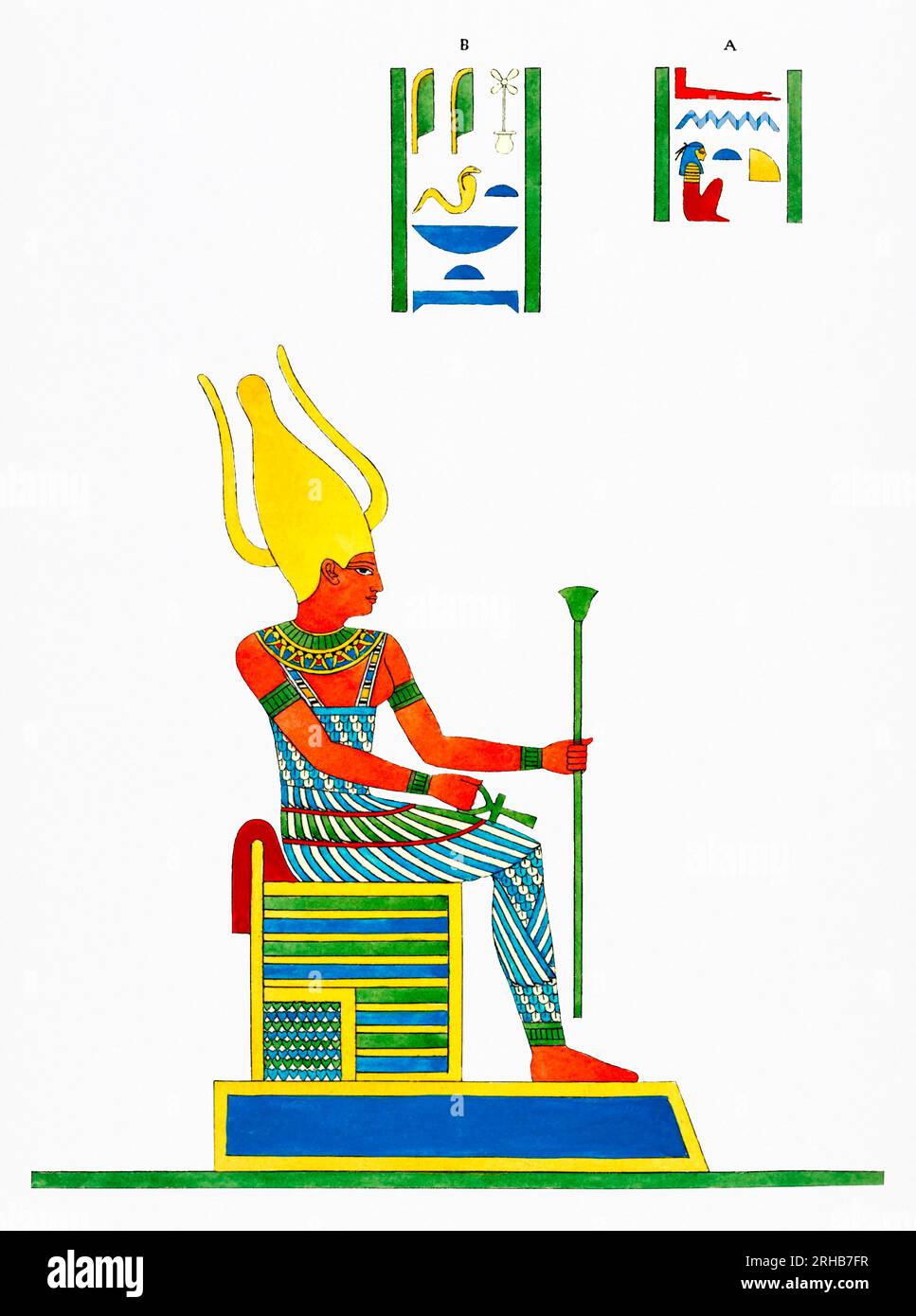 Anuket god egypt hi-res stock photography and images - Alamy