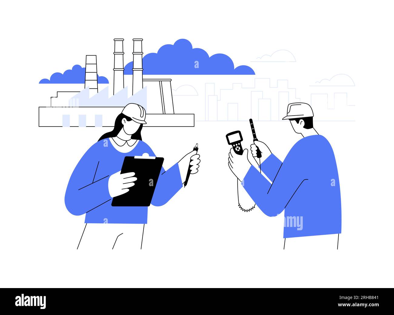 Air Quality Monitoring Abstract Concept Vector Illustration Stock Vector Image And Art Alamy