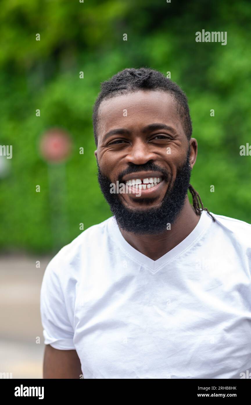 Portrait picture of a smiling dark-skinned handsome man Stock Photo - Alamy Portrait picture of a smiling dark-skinned handsome man Stock Photo - Alamy