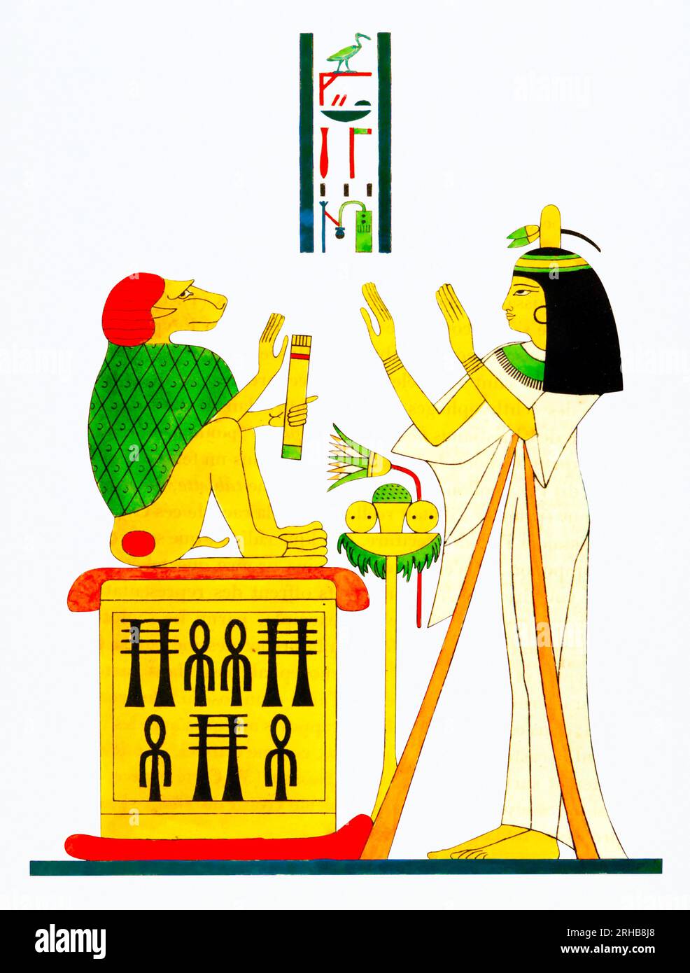 Ancient egyptian emblem of god thoth Cut Out Stock Images & Pictures ...