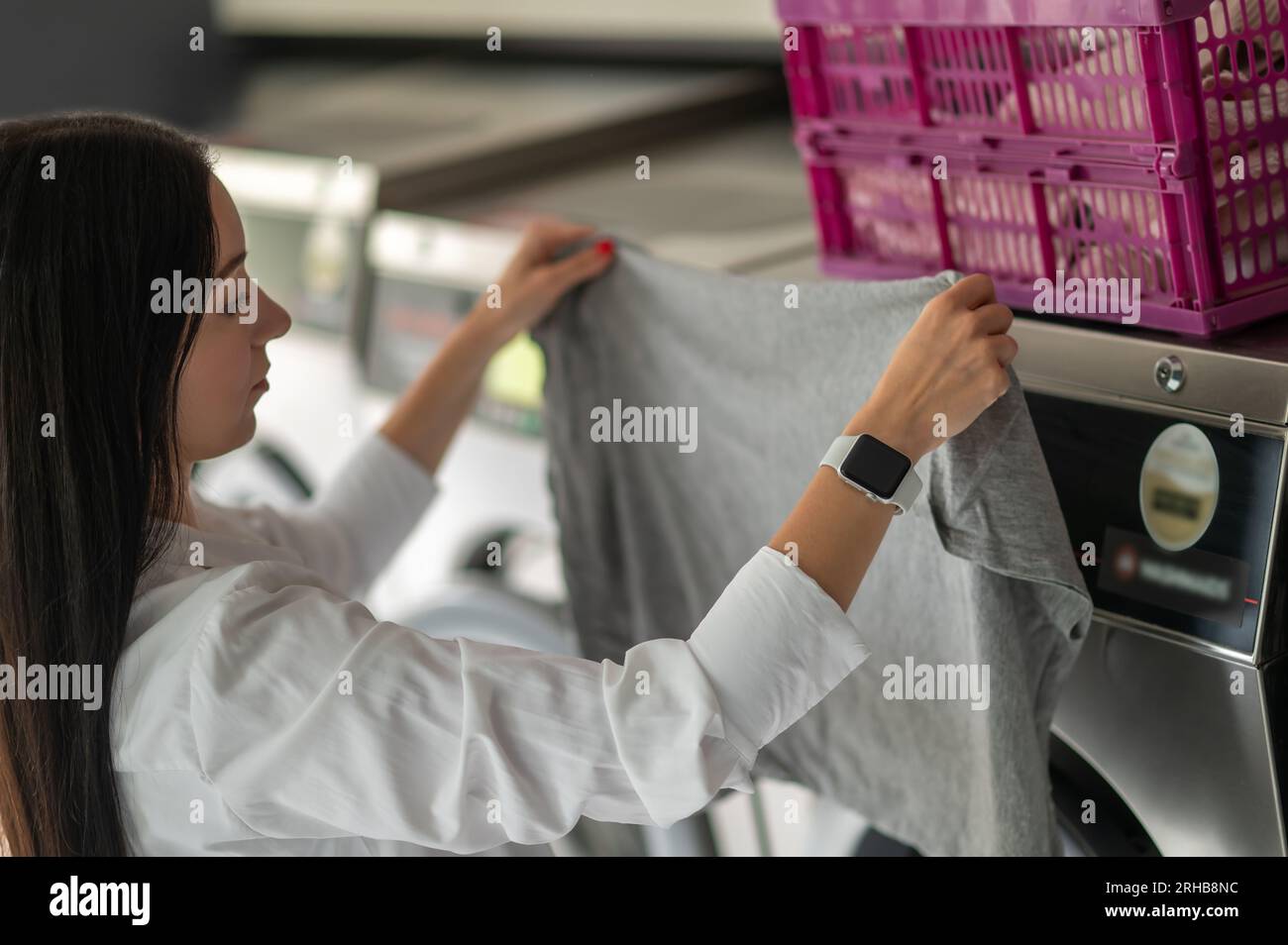 Doing the weekly wash hi-res stock photography and images - Alamy