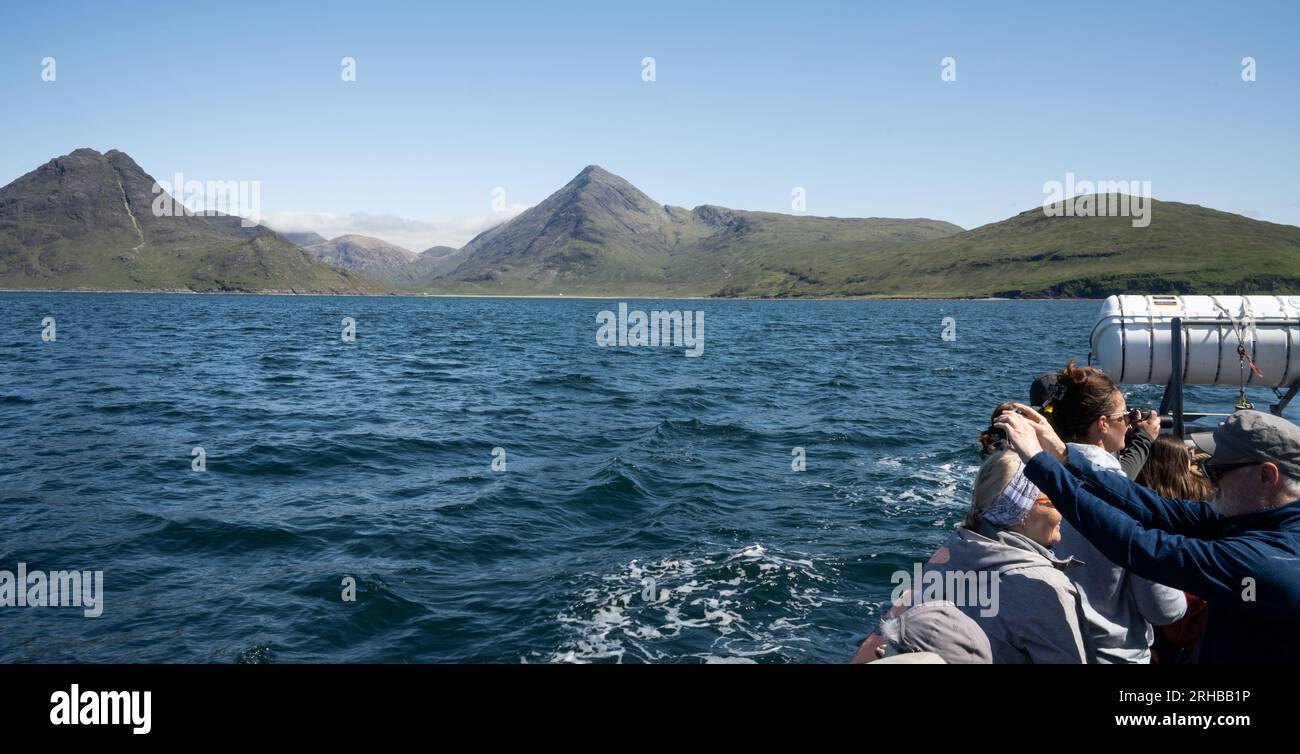 Isle of Skye Elgol and Loch Scavaig from pleasure boat sailing to Loch ...