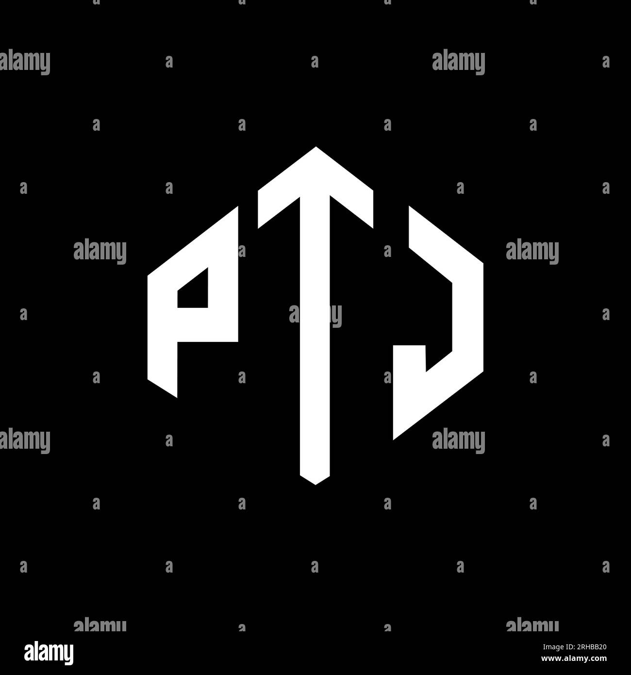 Ptj tech logo Stock Vector Images - Alamy