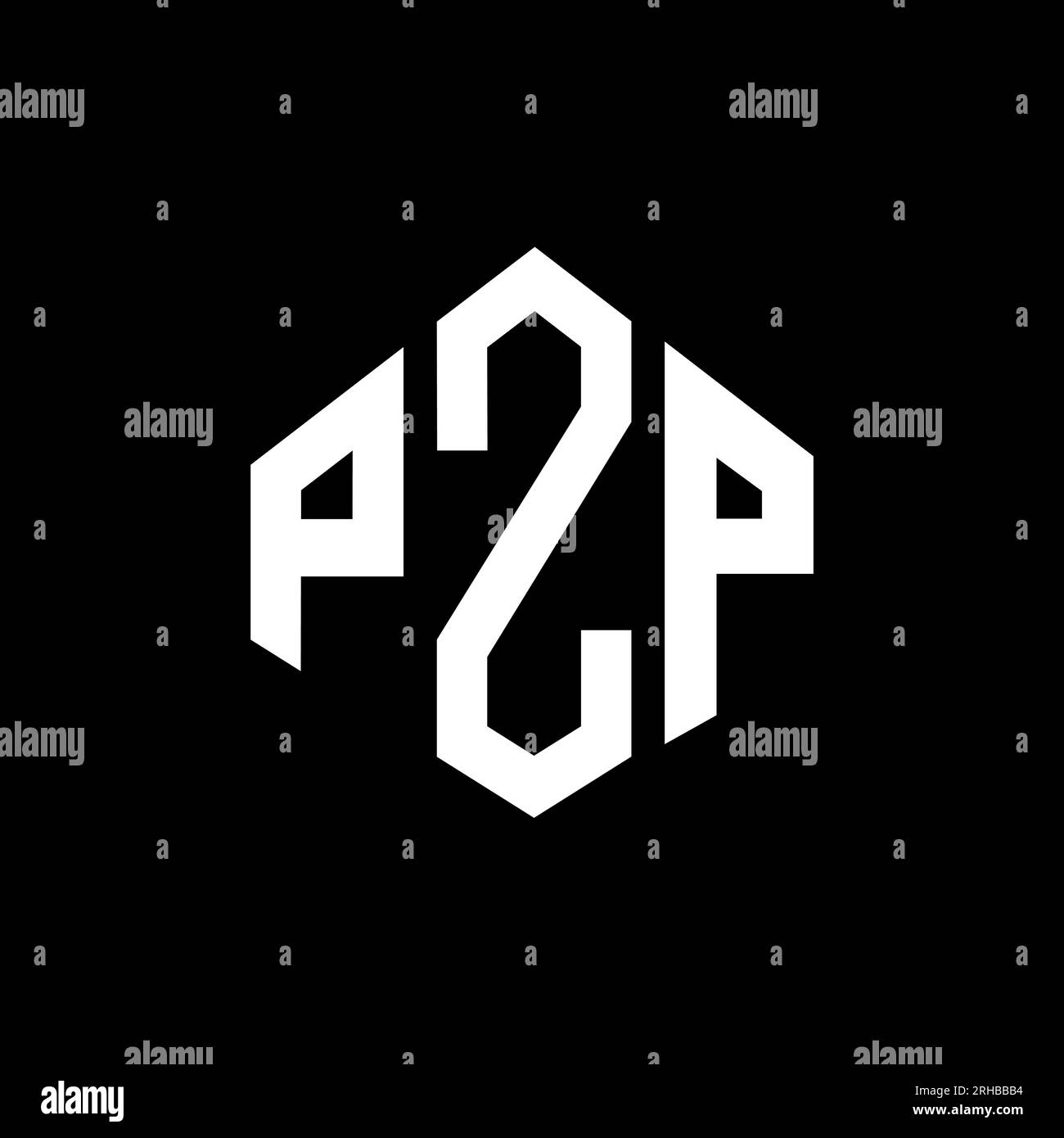 Pzp logo design Black and White Stock Photos & Images - Alamy