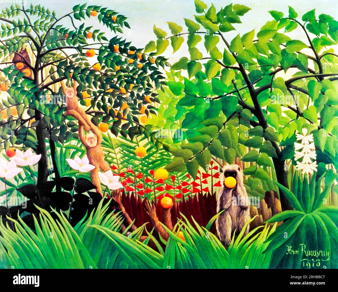 Exotic landscape painting hi-res stock photography and images - Alamy