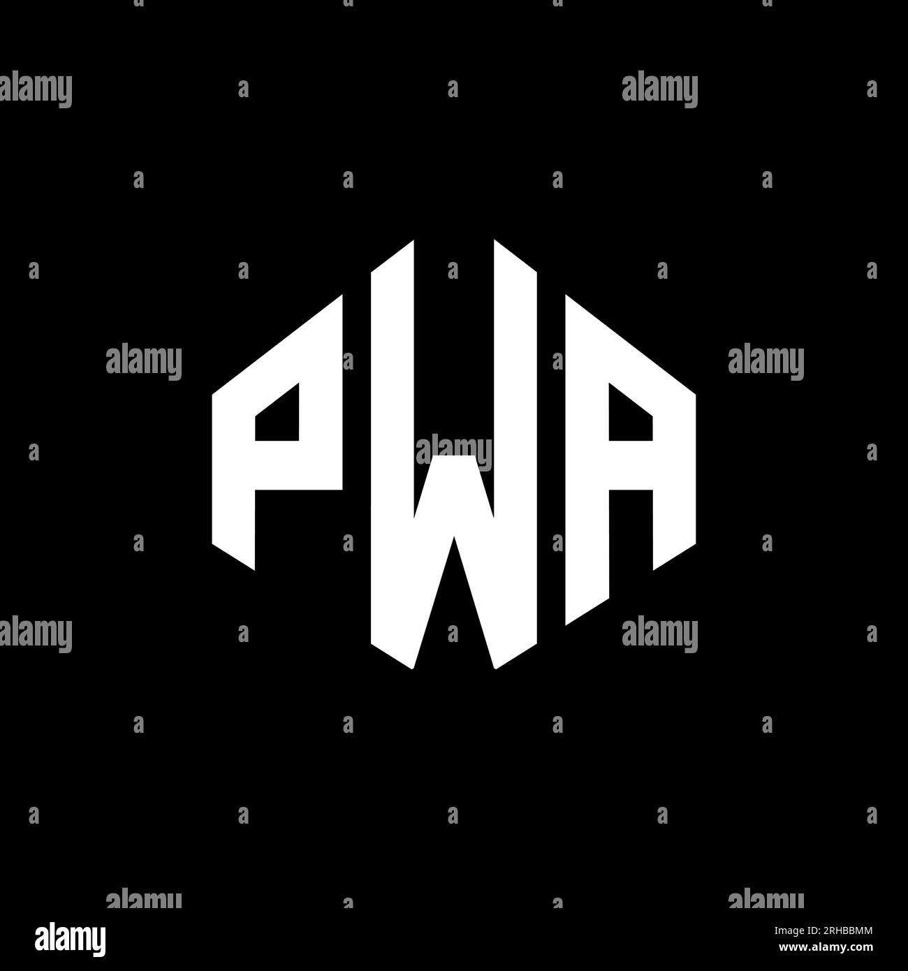 Letter pwa vector vectors hi-res stock photography and images - Alamy