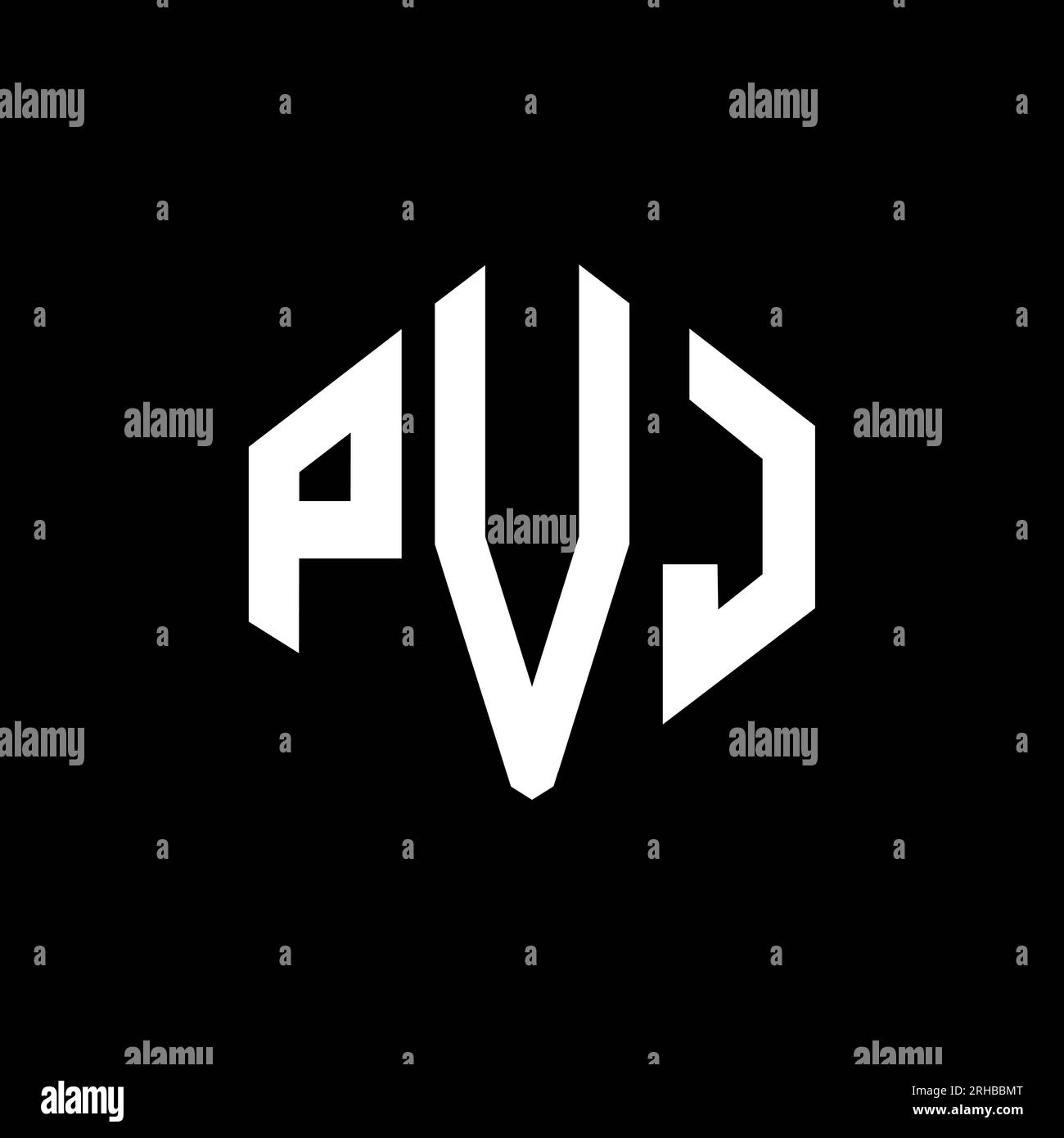 Pvj technology logo Stock Vector Images - Alamy