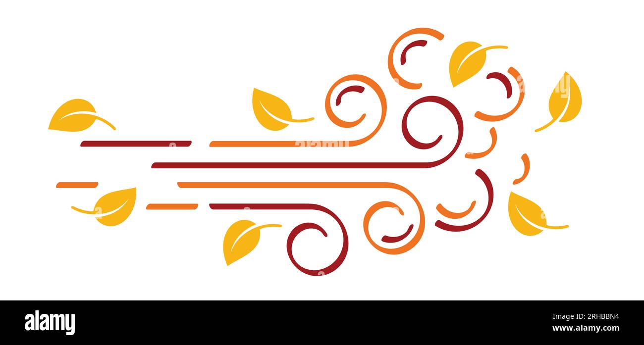 Animated Wind Blowing Leaves Clipart