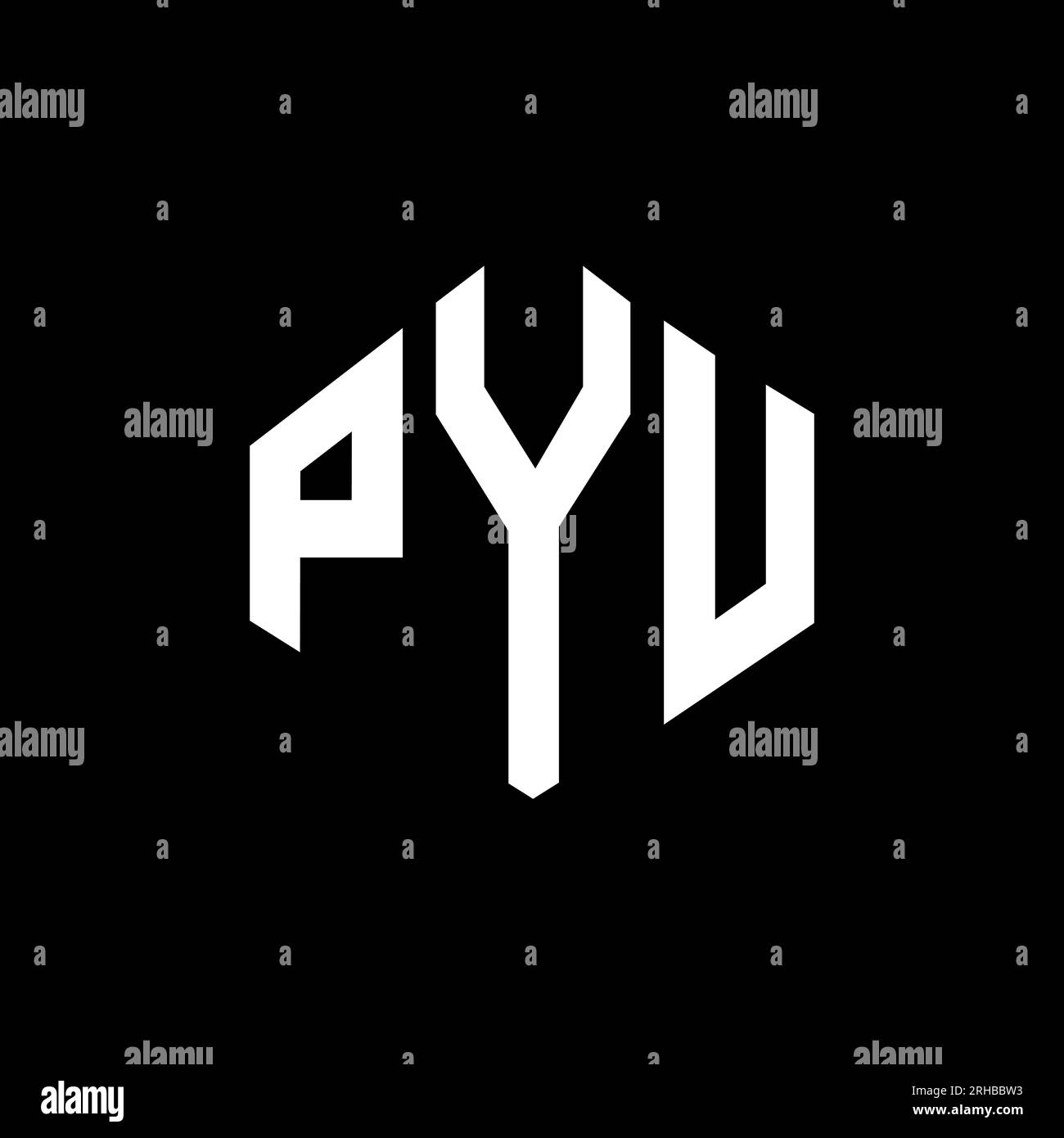 Pyu logo design hi-res stock photography and images - Alamy