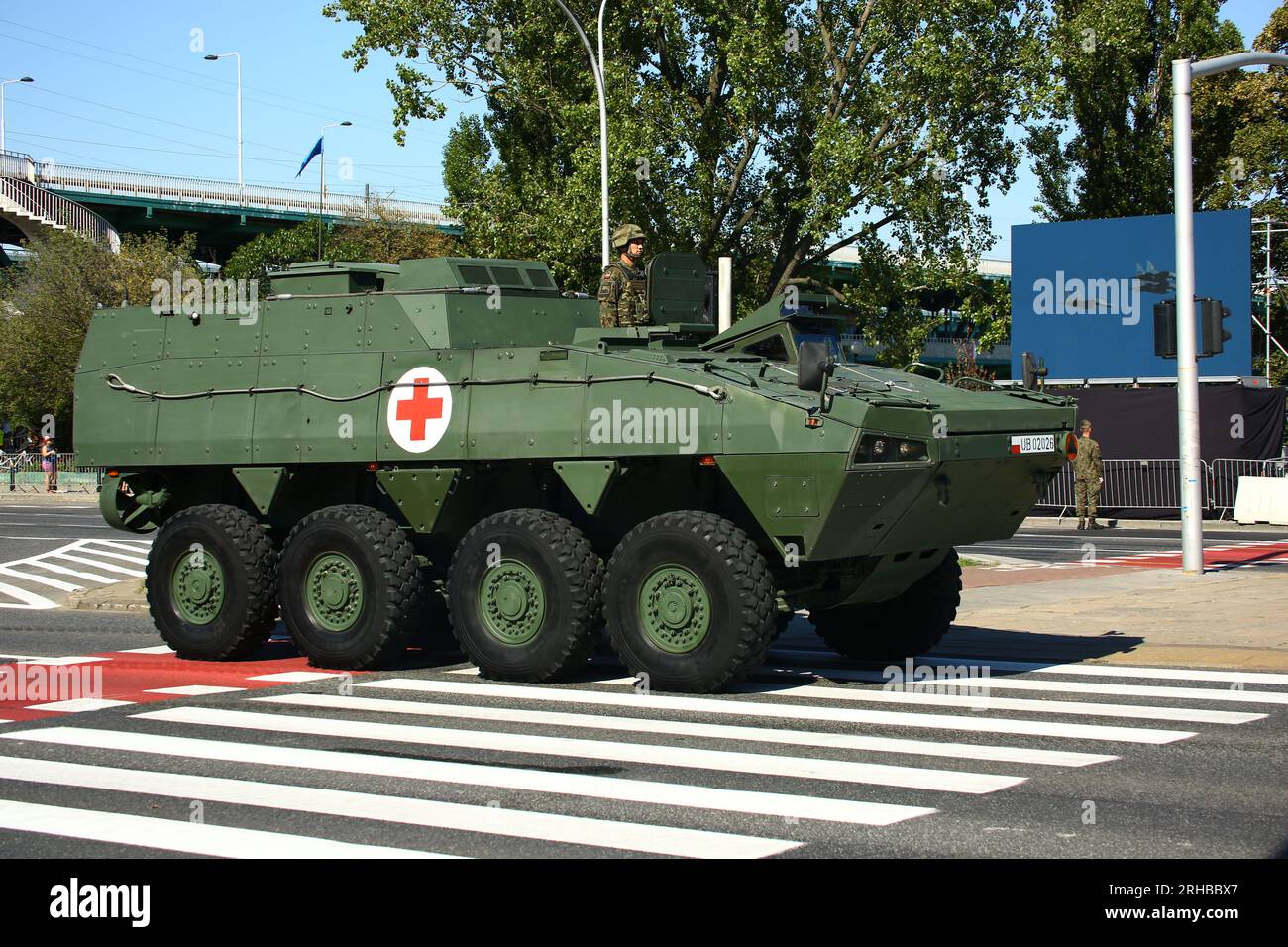 Poland, Warsaw: Polish Army presents a RAK armored ambulance vehicle ...