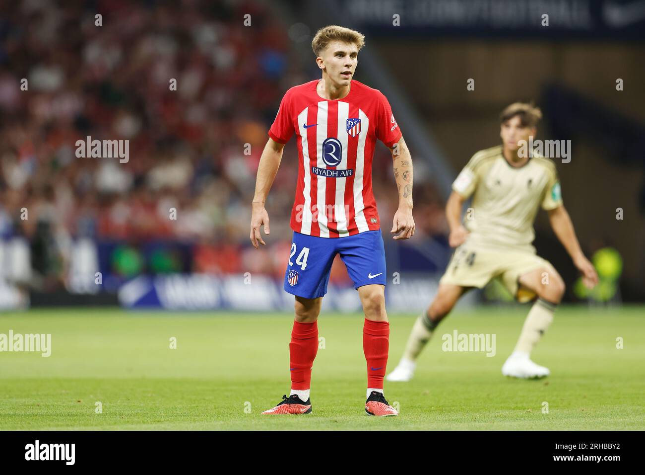 Madrid, Spain. 14th Aug, 2023. Pablo Barrios (Atletico) Football/Soccer ...