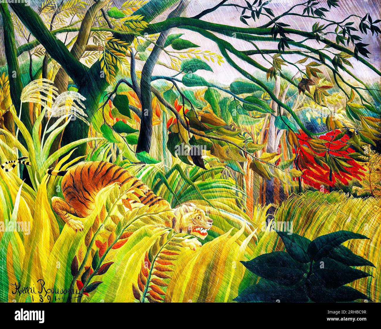Jungle island oil painting hi-res stock photography and images - Alamy