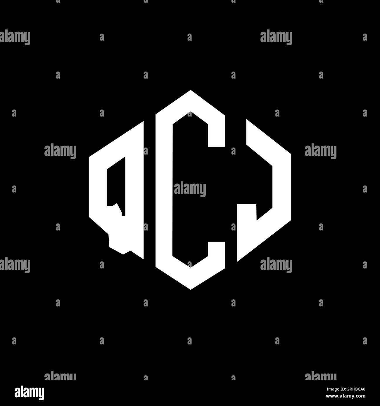 Qcj letter Stock Vector Images - Alamy