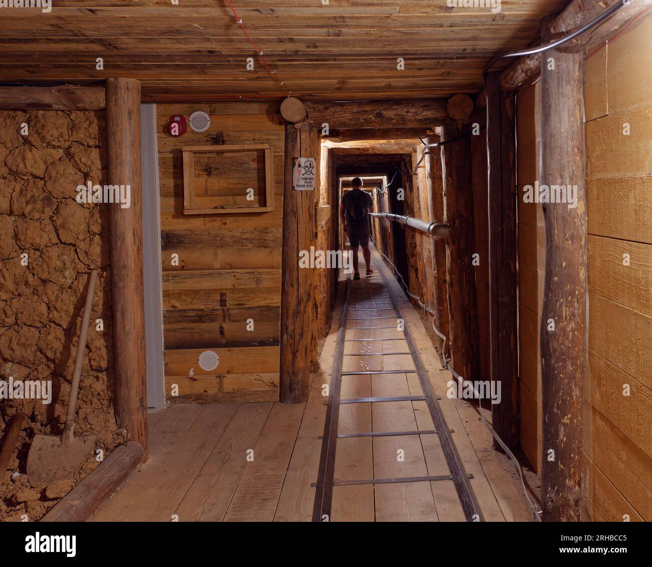 Replica Sarajevo Tunnel, aka Tunel spasa and Tunnel of Hope built under ...