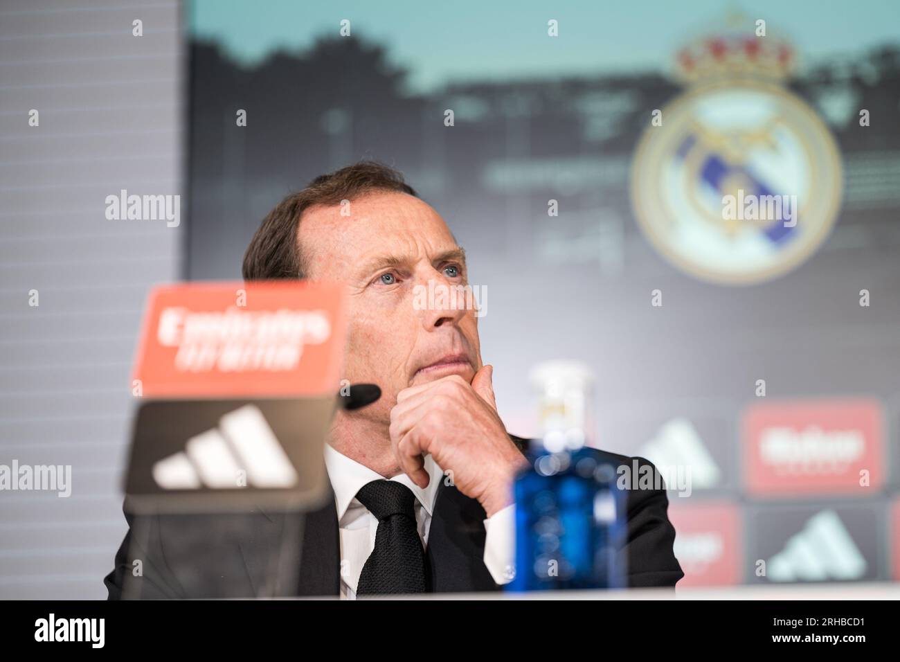 Madrid, Spain. 15th Aug, 2023. Emilio Butragueño Director of ...