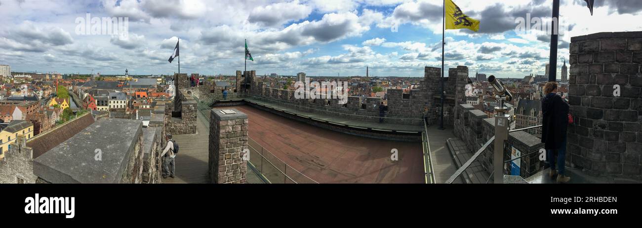 Medieval historic gravensteen castle hi-res stock photography and ...