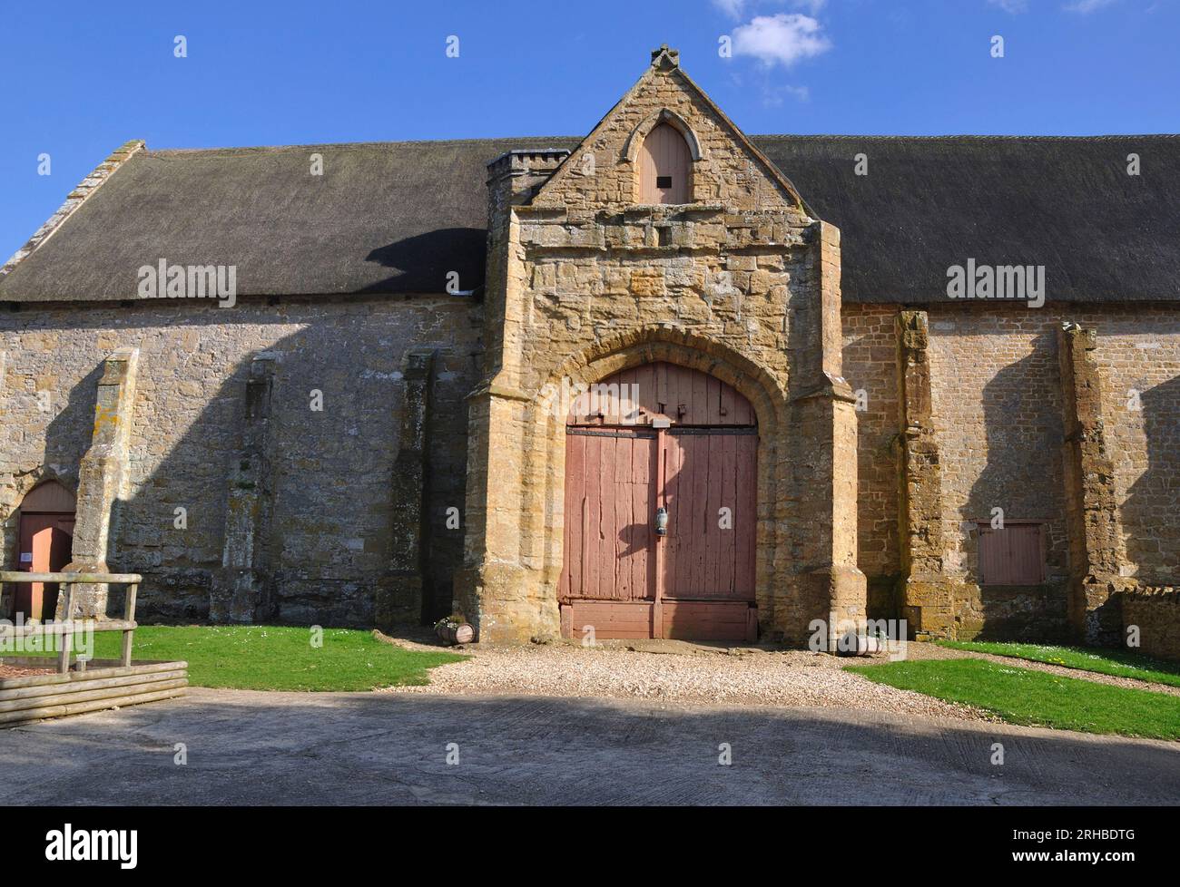 Abbotsbury stone tithe barn, Dorset, UK Stock Photo - Alamy