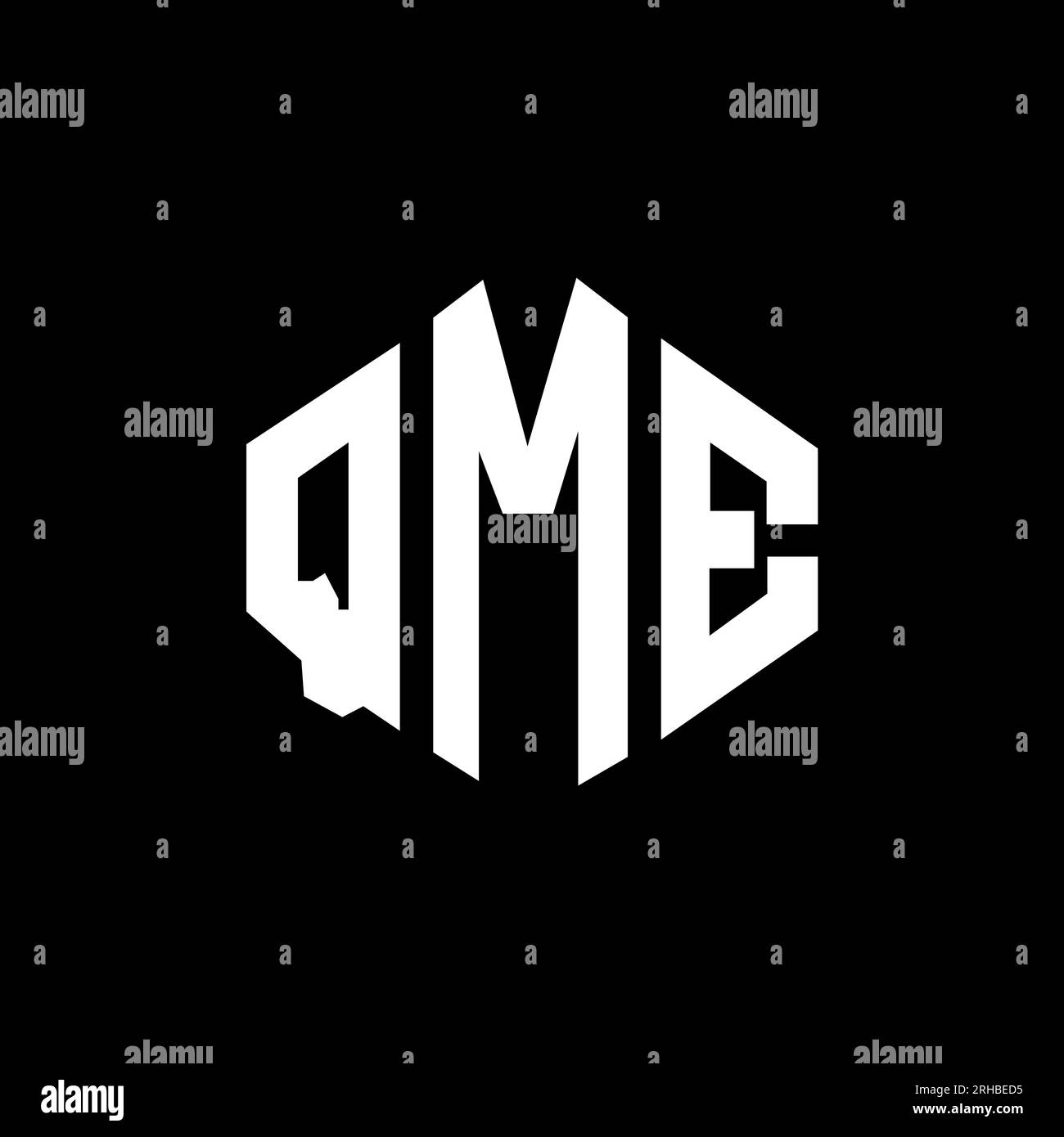 Qme monogram Stock Vector Images - Alamy