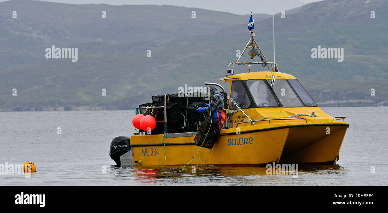 Small lobster fishing boat hi-res stock photography and images - Alamy