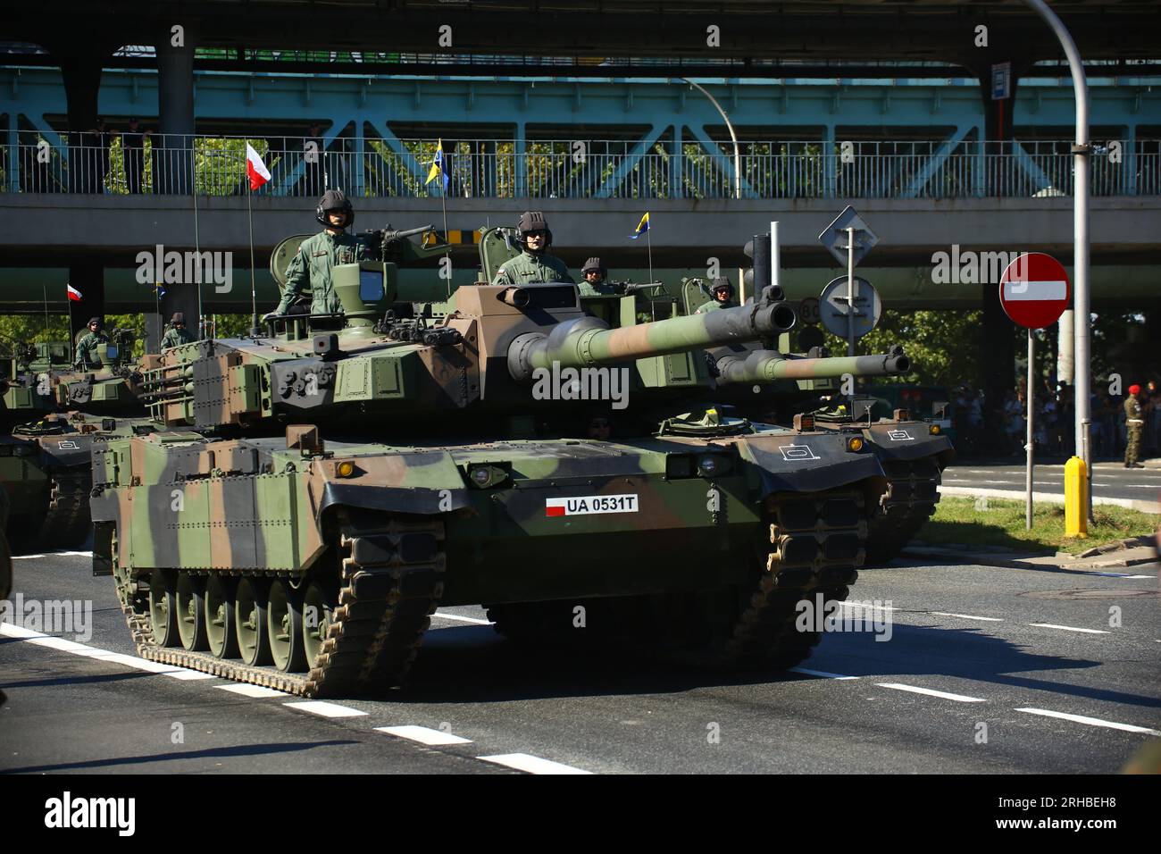Poland, Warsaw: Polish Army presents K2 tanks during Celebration Day of ...