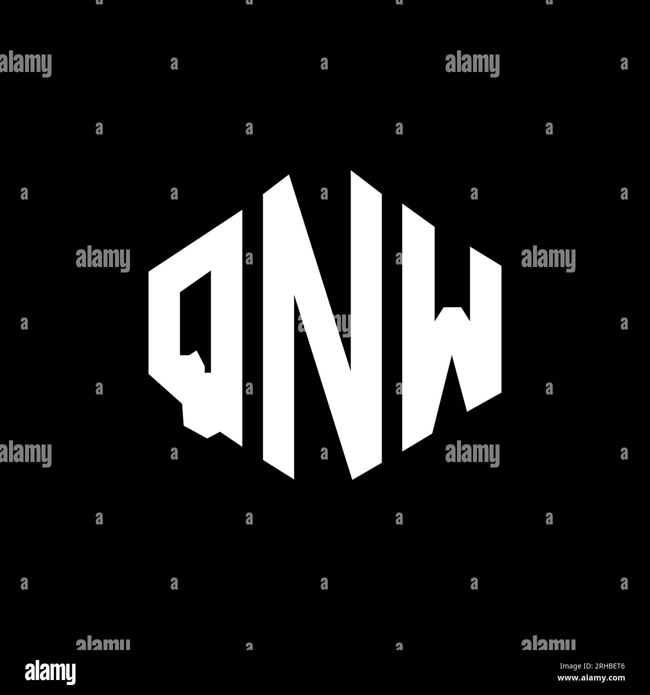 Qnw logo design hi-res stock photography and images - Alamy