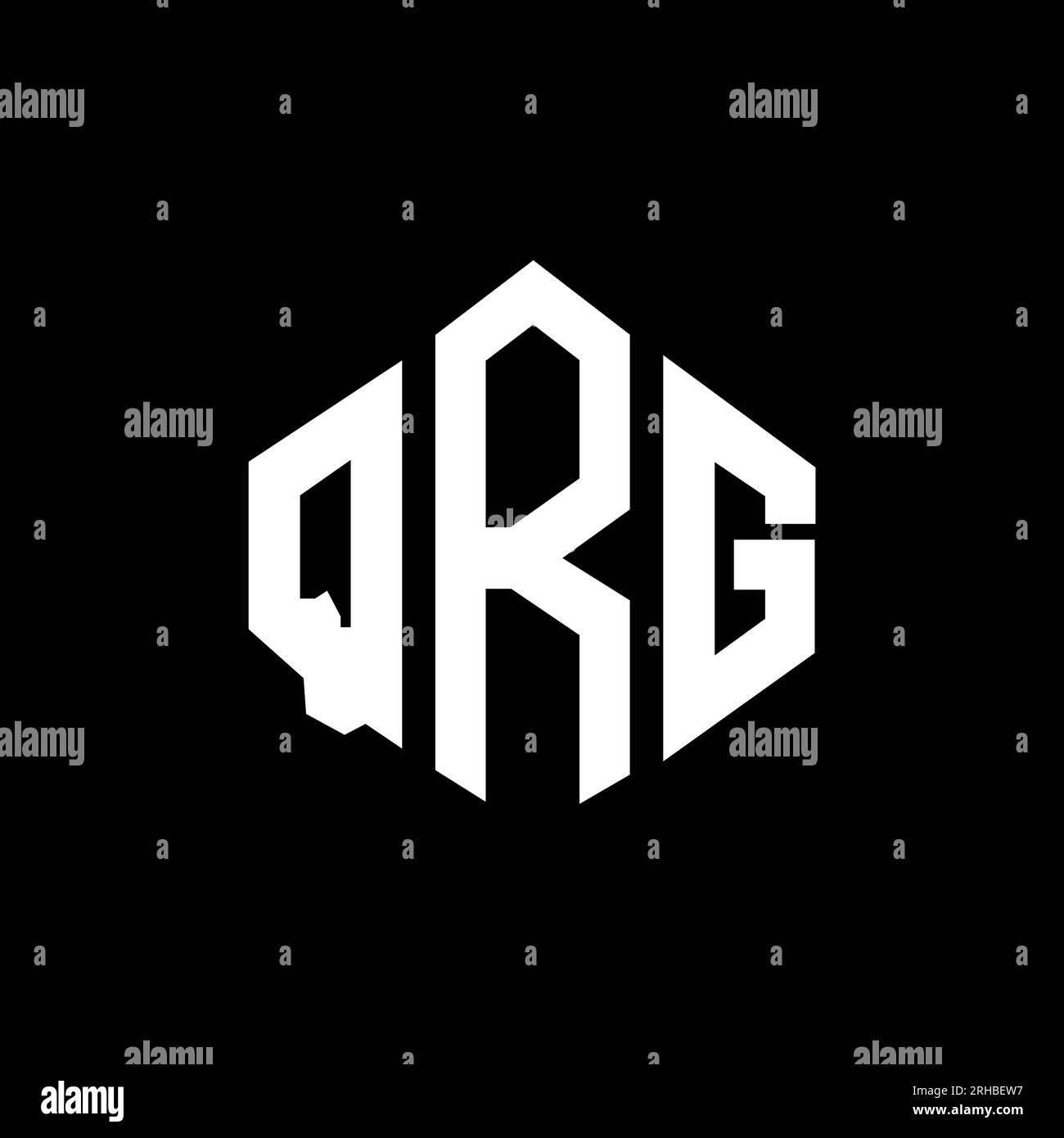 Qrg hexagon hi-res stock photography and images - Alamy