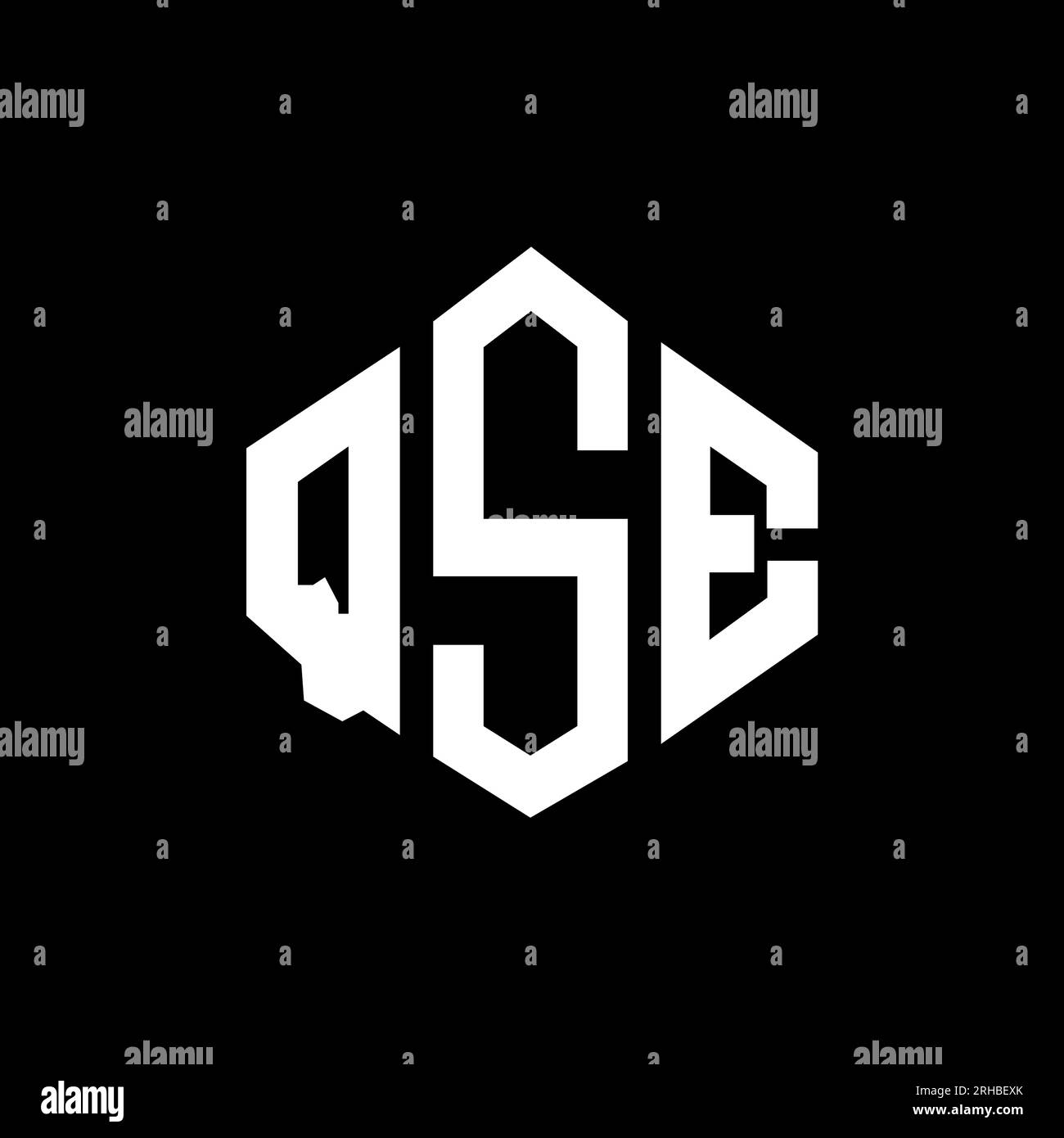 Qse hexagon Stock Vector Images - Alamy