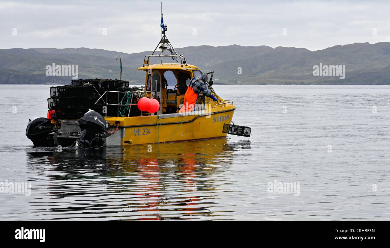 Small lobster fishing boat hi-res stock photography and images - Alamy