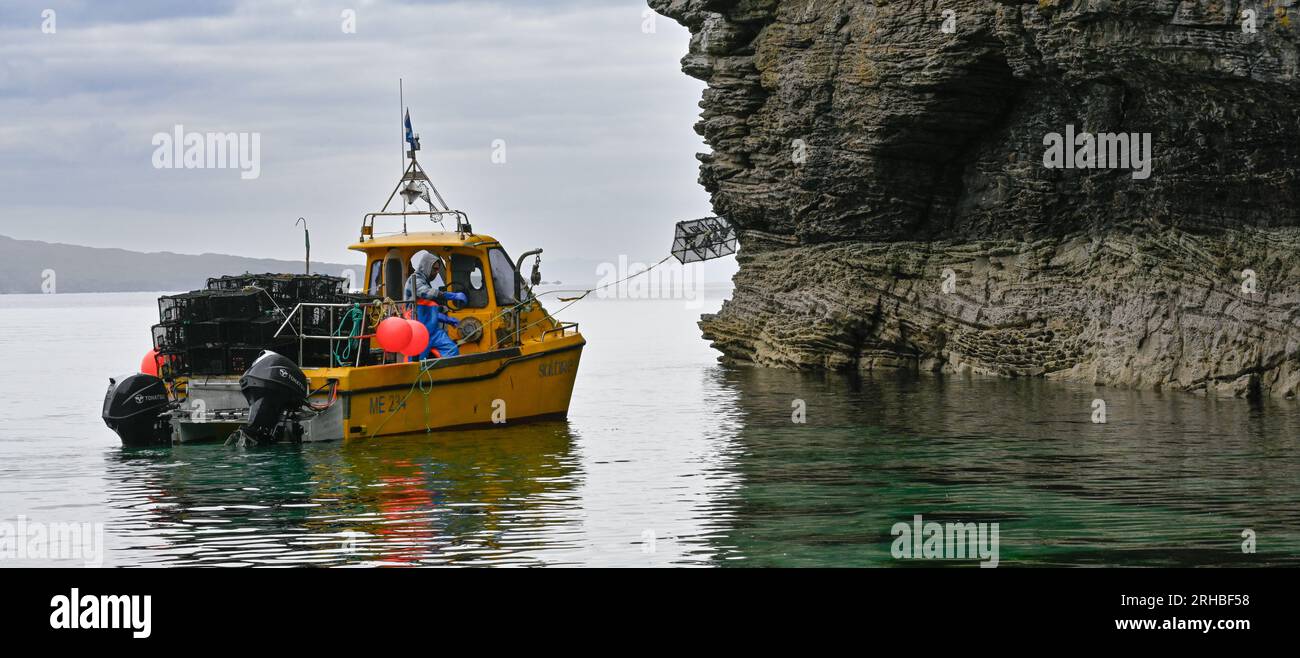 Fishing for Crab and Lobster near Elgol Skye Scotland Stock Photo - Alamy