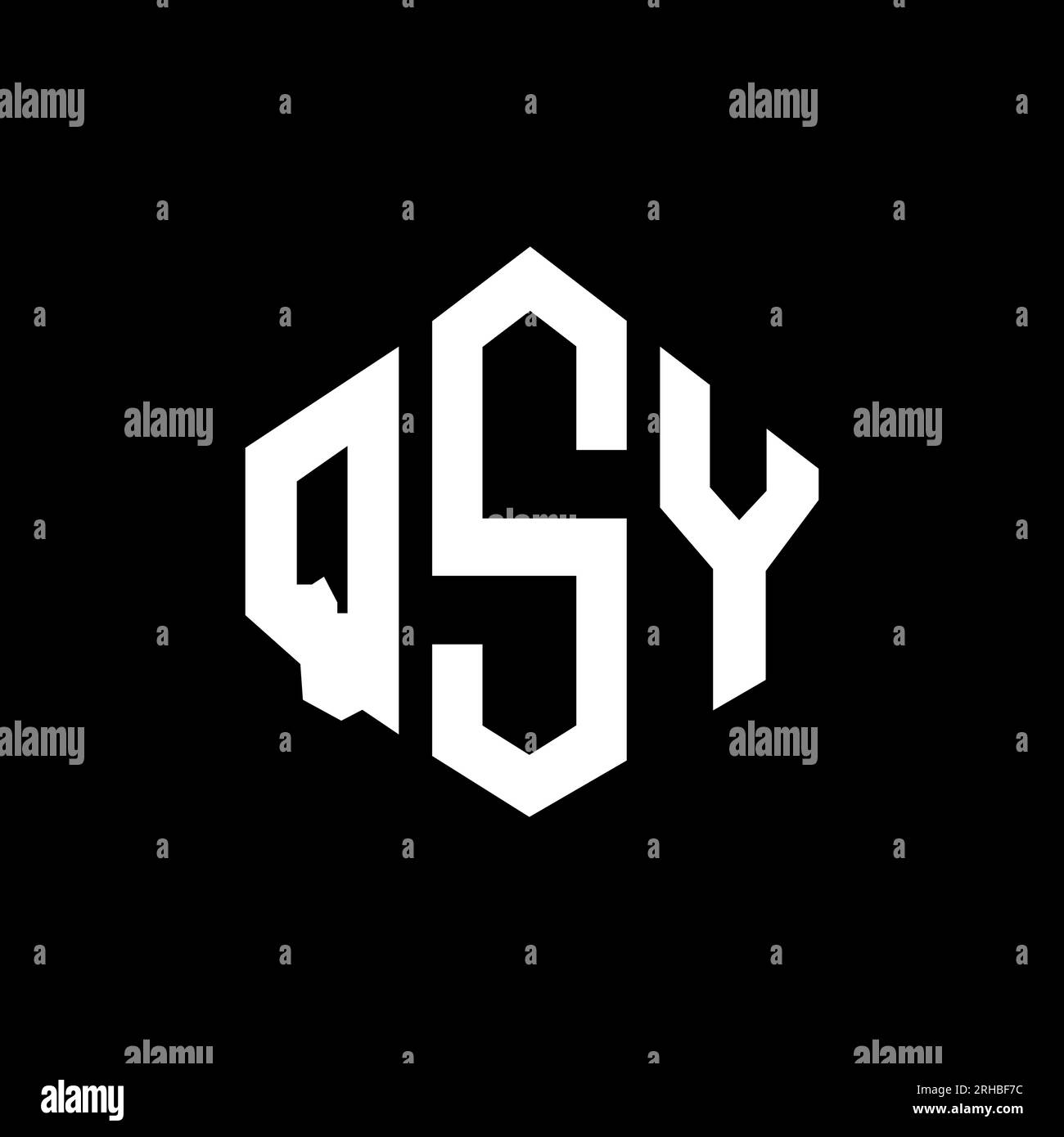Qsy logo design hi-res stock photography and images - Alamy
