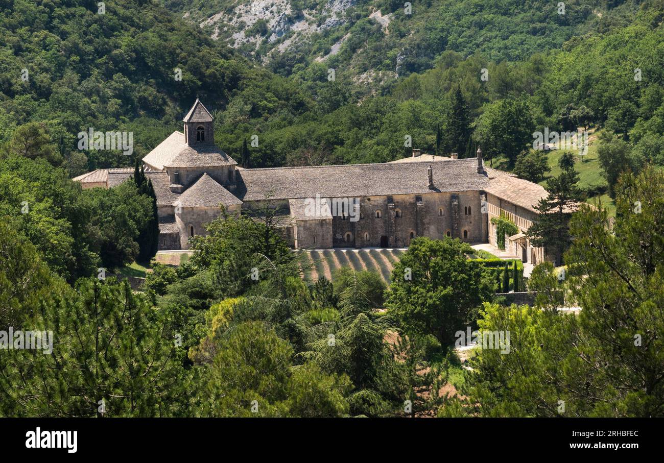 The Senanque Abbey near Gordes is one of the best preserved Cistercian ...