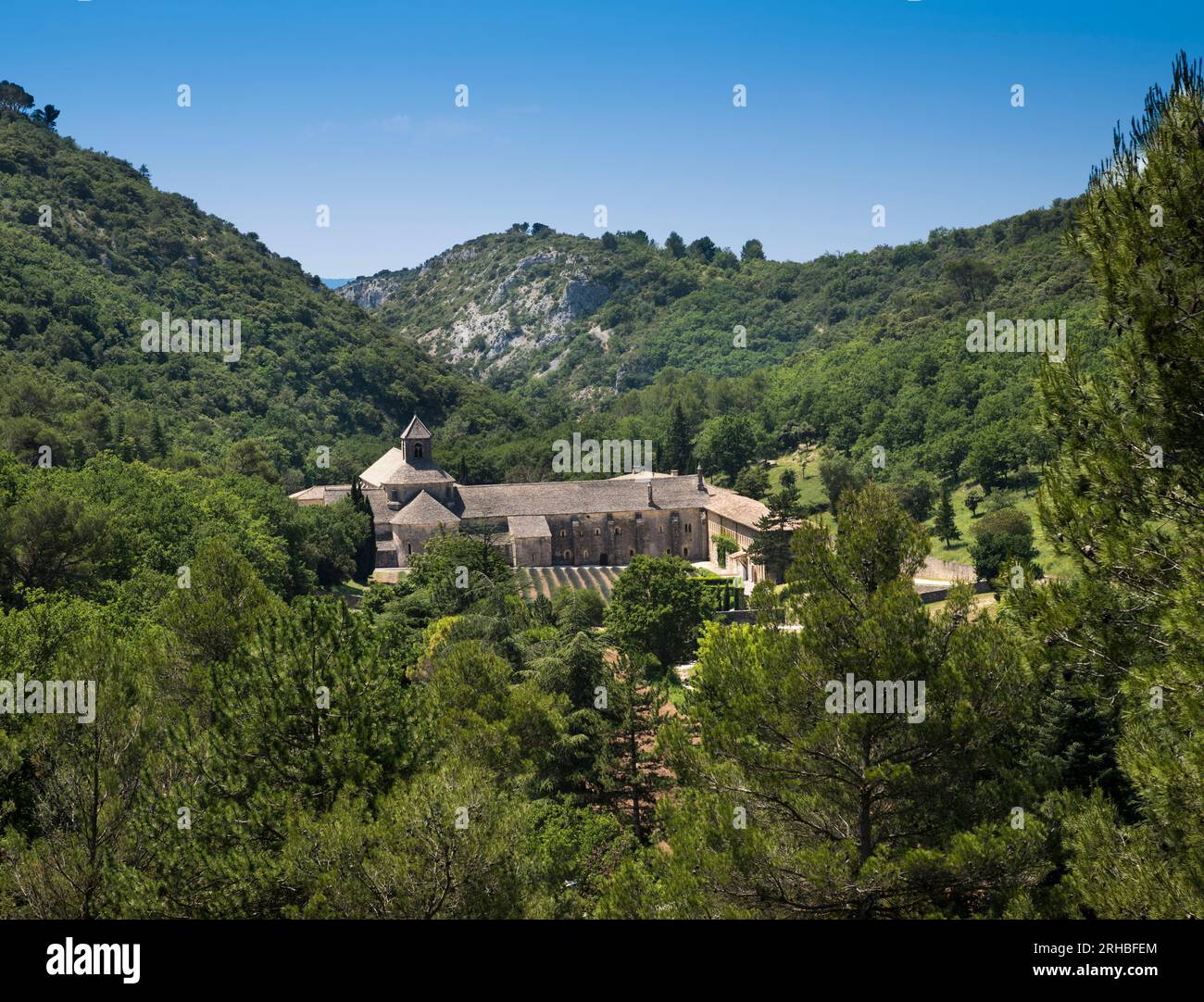 The Senanque Abbey near Gordes is one of the best preserved Cistercian ...