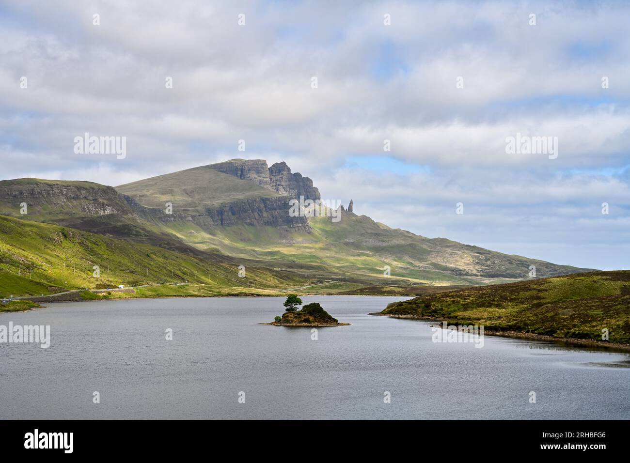 The Old Man of Storr Isle of Skye from Loch Leathan Stock Photo - Alamy