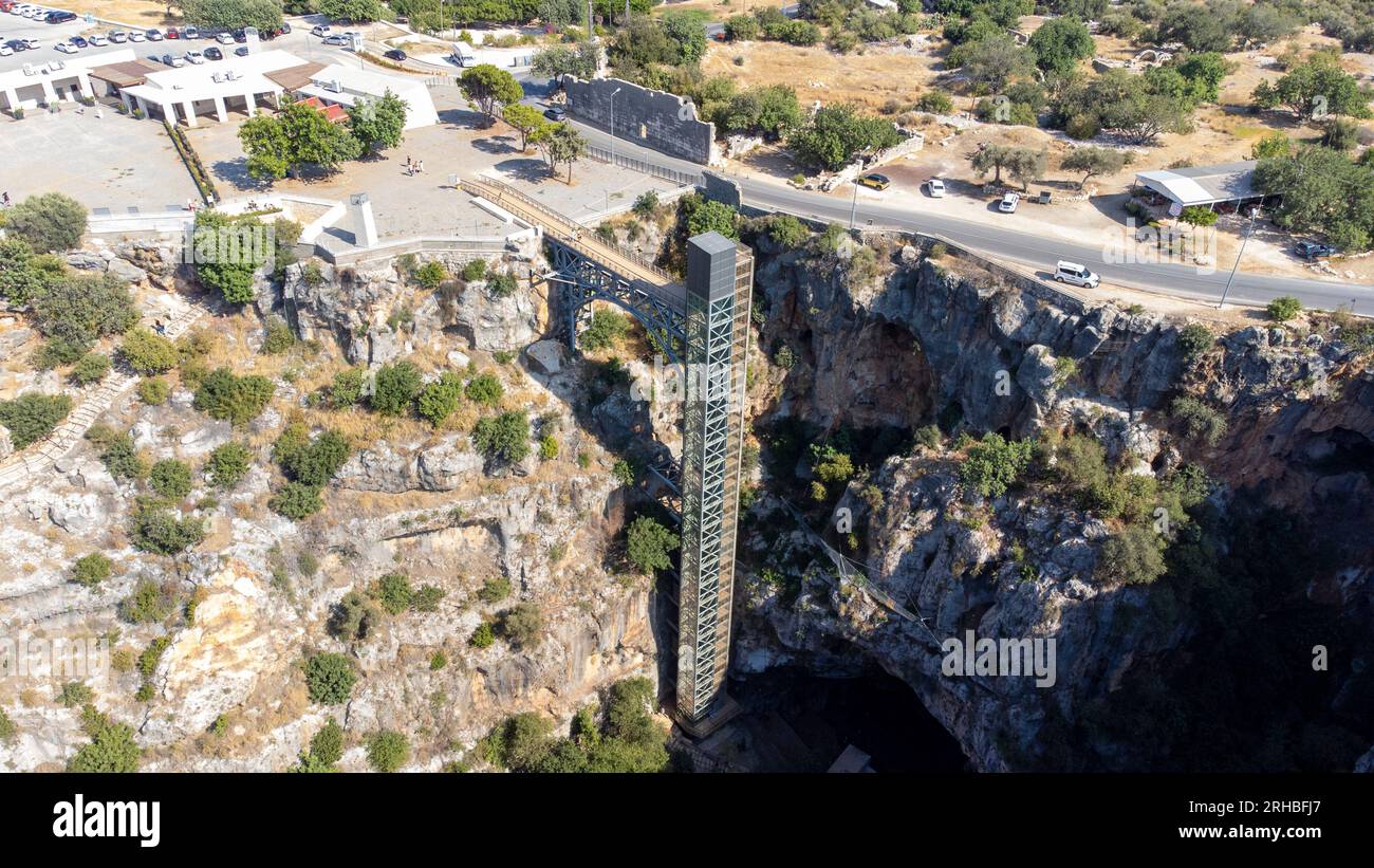 Heaven and hell (Cennet and Cehennem) are two large sinkholes, There is ...