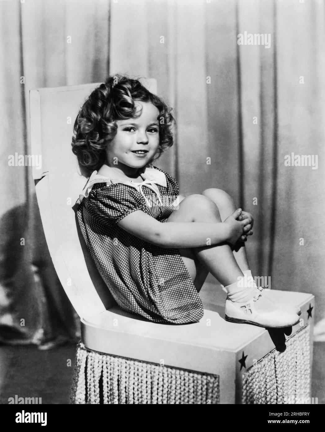 Portrait cute charming curly Black and White Stock Photos & Images - Alamy