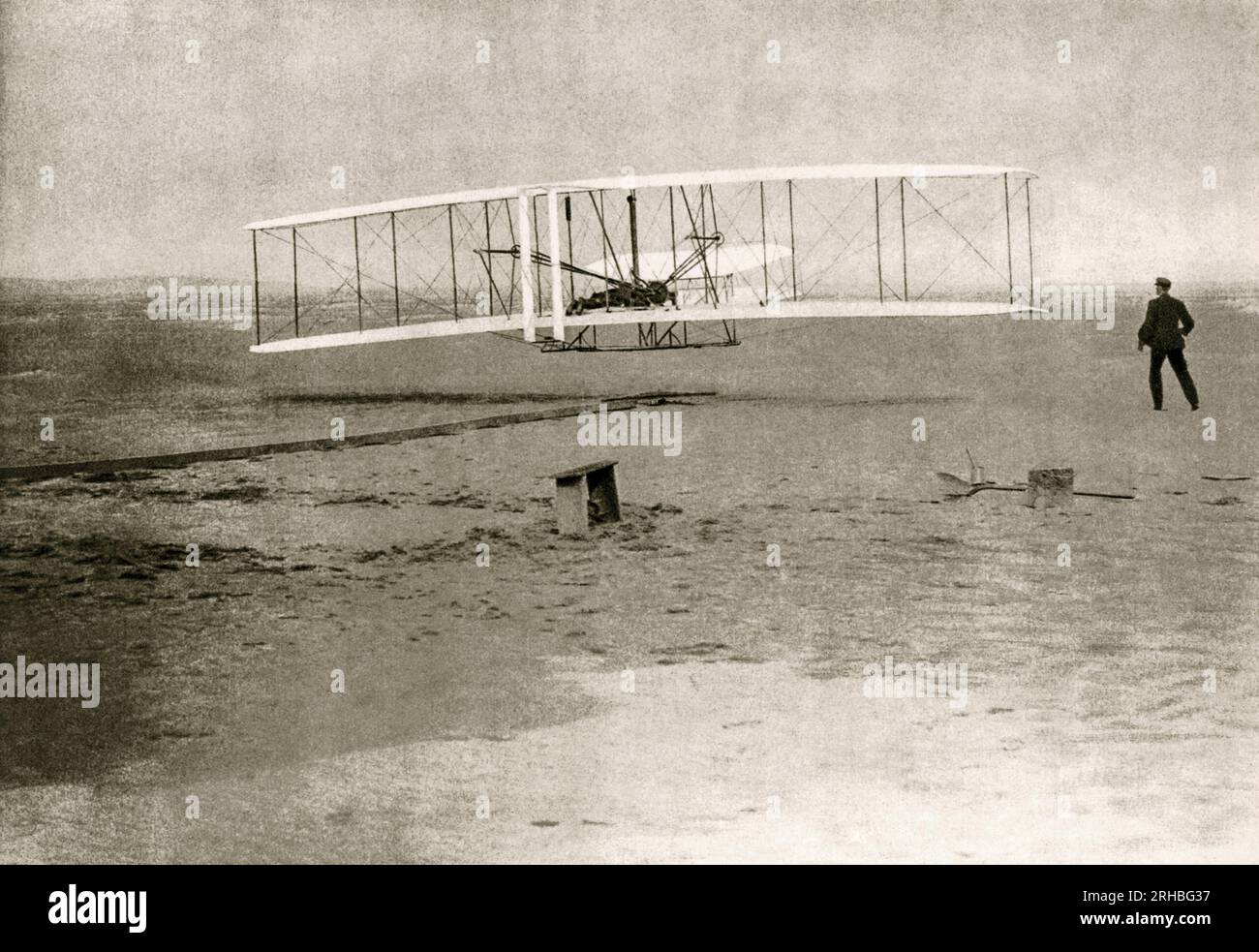 Kitty Hawk, North Carolina: December 17, 1903 An intaglio-gravure of ...