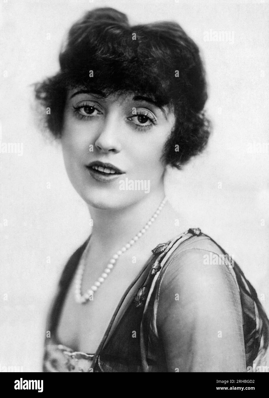 Hollywood, California: February 14, 1922 A portrait of actress and ...