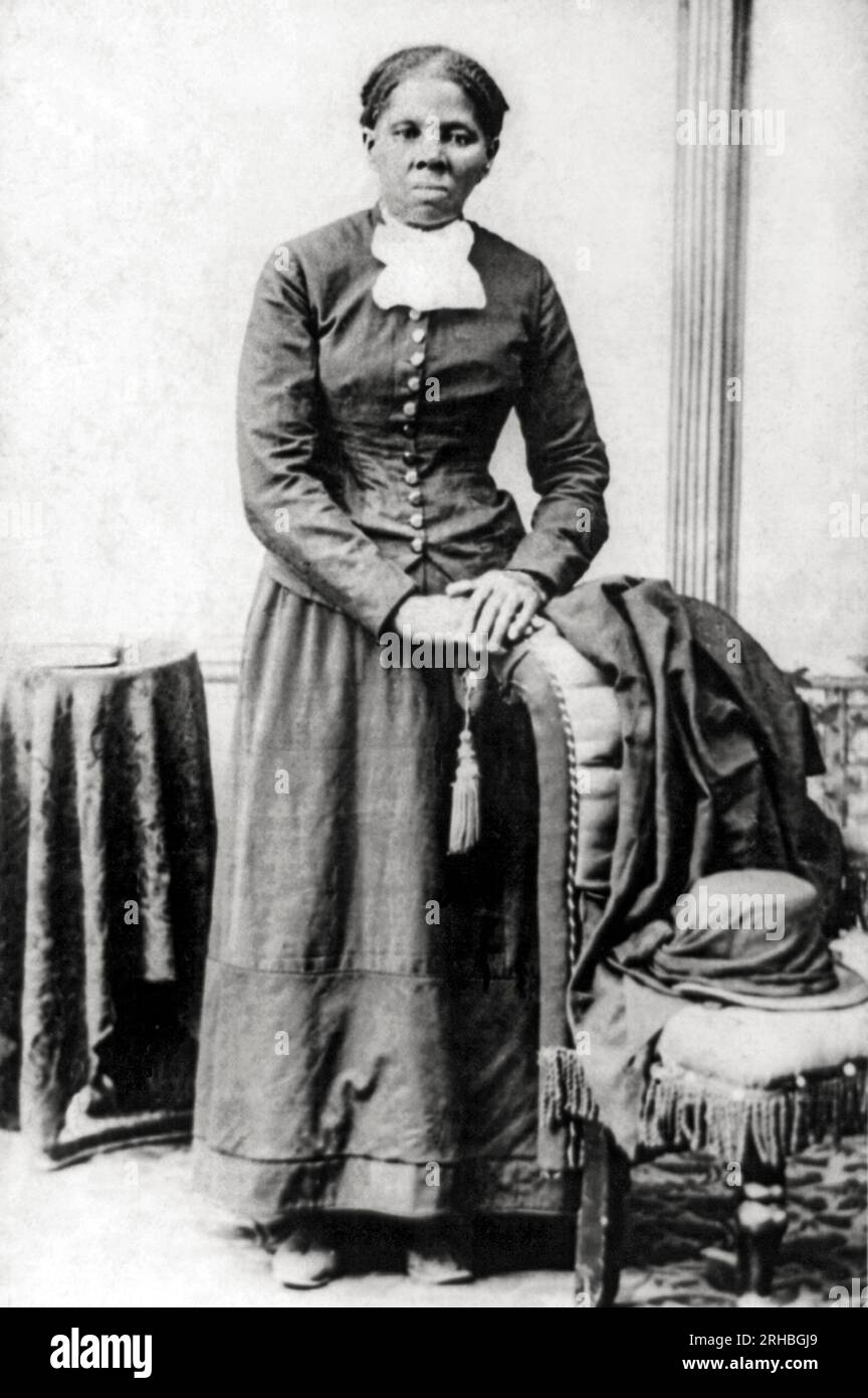 United States: c. 1870 A portrait of Harriet Tubman, African-American ...